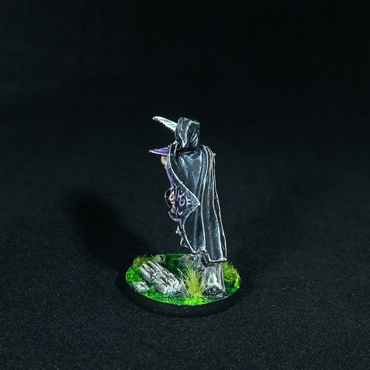 Ninja Dark Elf Assassin Warhammer Painted Miniature - Frozen Fire Arts