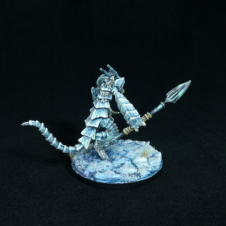 Painted Ice Devil Miniature Gelugon, Reaper Bones - Frozen Fire Arts
