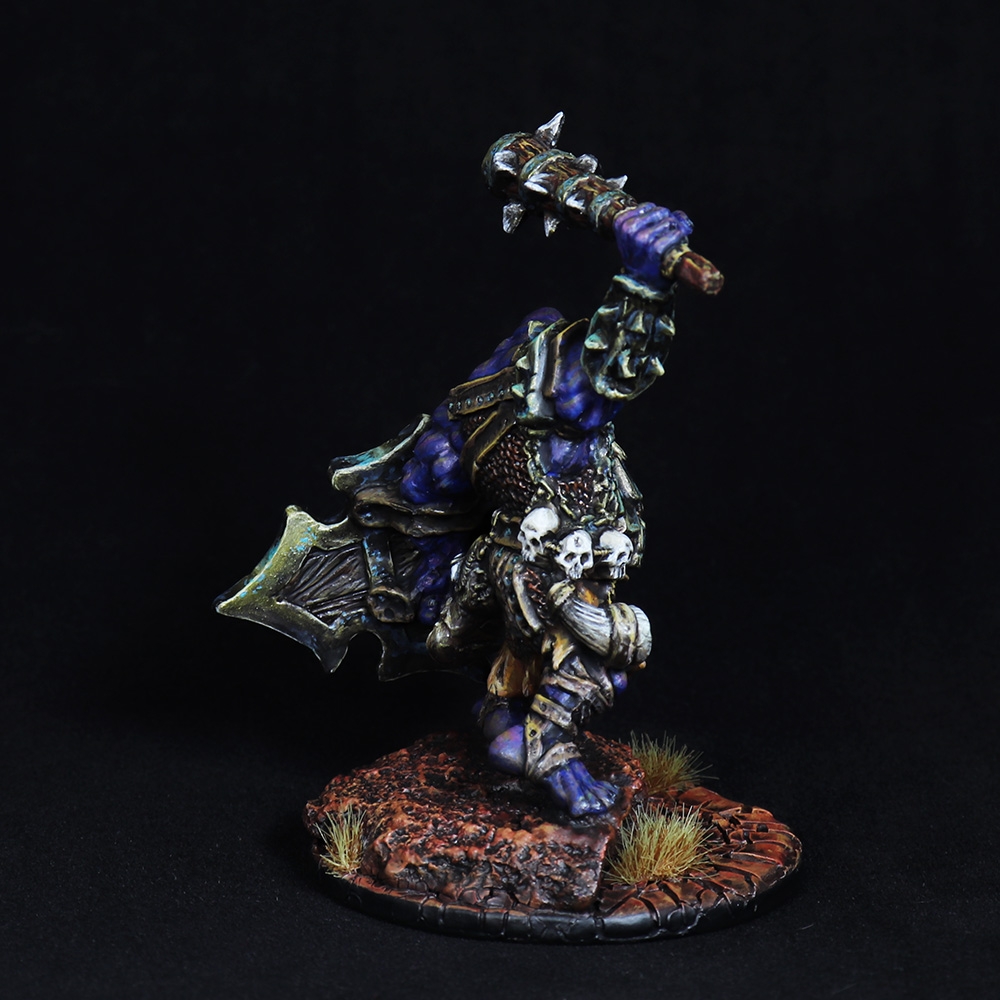 Ogre Mage Miniature, Multichromatic Color Scheme - Frozen Fire Arts