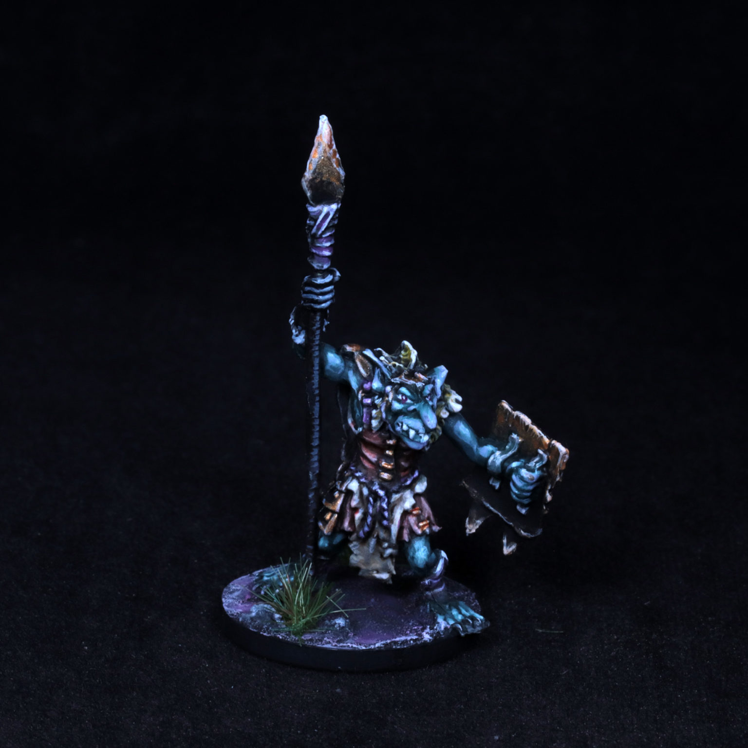 Painted DnD Miniature Goblin Spearman Dungeon Saga - Frozen Fire Arts